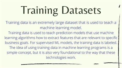 ppt ai model training datasets powerpoint presentation free download
