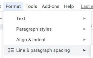How To Change Letter And Line Spacing In Google Docs