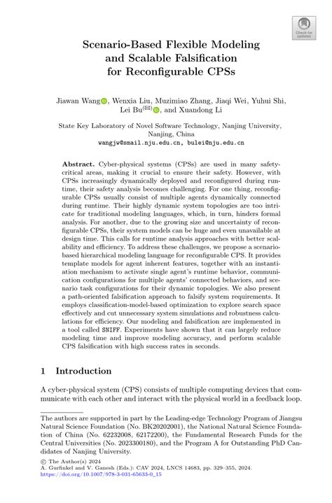 Pdf Scenario Based Flexible Modeling And Scalable Falsification For