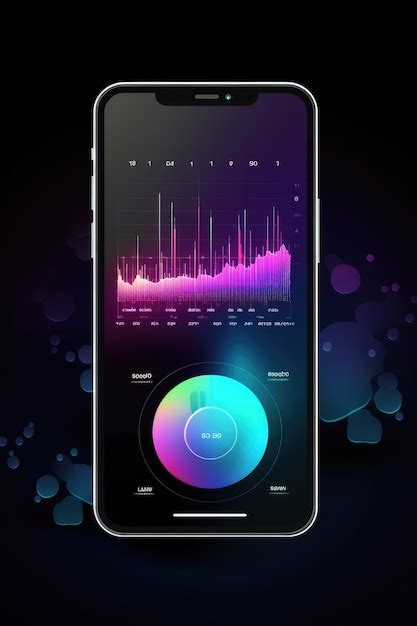 Premium Ai Image Digital Data Processing Over Smartphone Screen