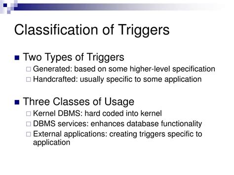 Ppt Triggers And Active Databases Powerpoint Presentation Free Download Id190090 Ppt Triggers And Active Databases Powerpoint Presentation Free Download Id190090