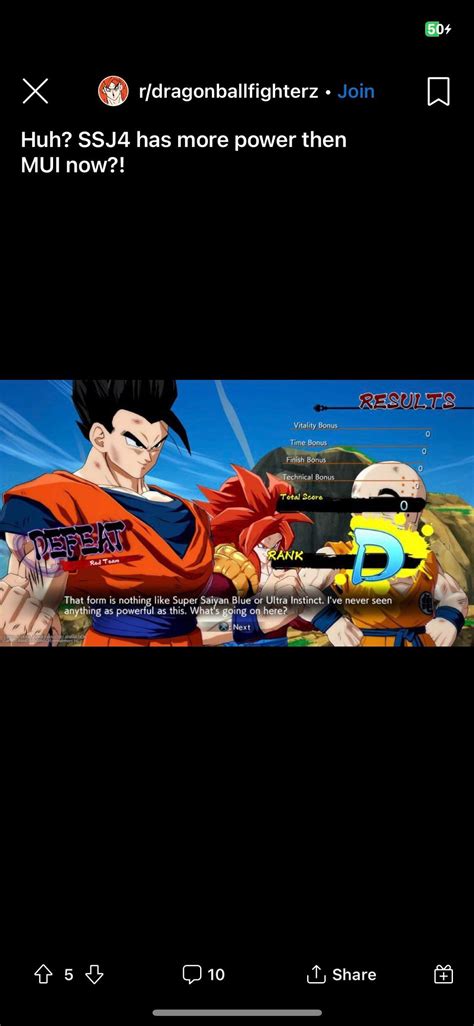 Ssj4 Gogeta Mui Goku R Dragonballfighterz