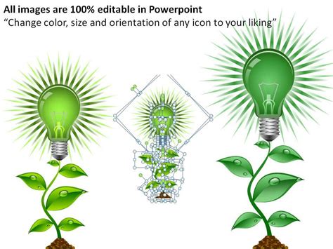 Green Technology Bulb Powerpoint Presentation Slides Presentation PowerPoint Templates PPT