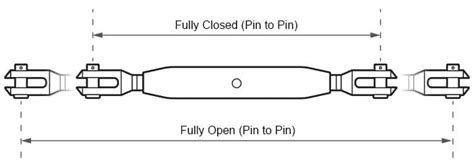 Sta Lok Stainless Steel Turnbuckle Fork And Fork S I Group