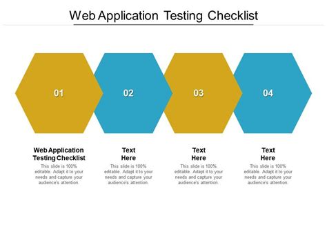 Web Application Testing Checklist Ppt Powerpoint Presentation Pictures