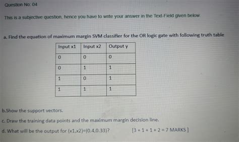 Solved Question No 04 This Is A Subjective Question Hence
