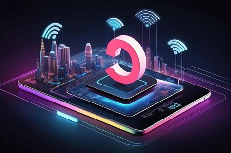 5g Network Wireless System Wifi Connection Highspeed Mobile Internet Using Modern Digital