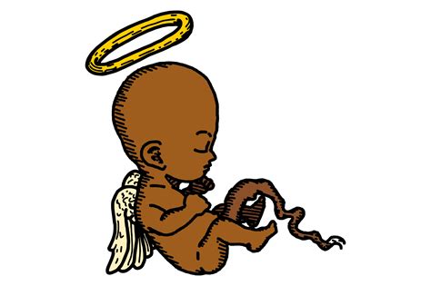 Sleeping Black Baby Angel 24543302 PNG