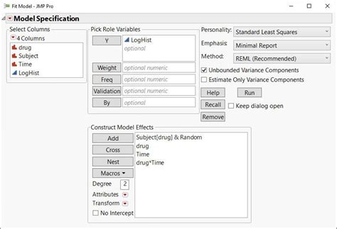 Analyzing Repeated Measures In Jmp® Software Jmp User Community