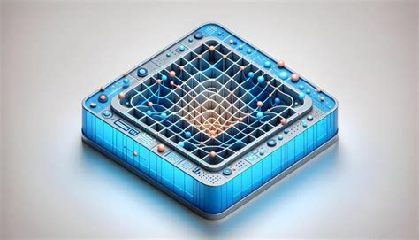 Premium Photo 3d Flat Icon As Quantum Grid A Grid Layout With Quantum Computing Motifs For A