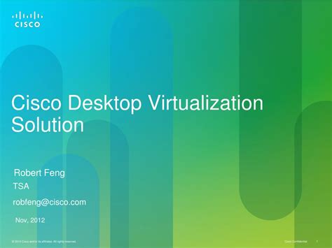 PPT Cisco Desktop Virtualization Solution PowerPoint Presentation Free Download ID 2256450