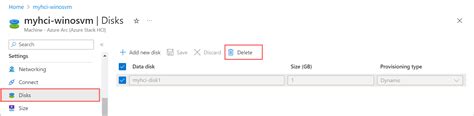 Manage Arc Vm Resources Such As Disks Network Interface For Azure Stack Hci Virtual Machines