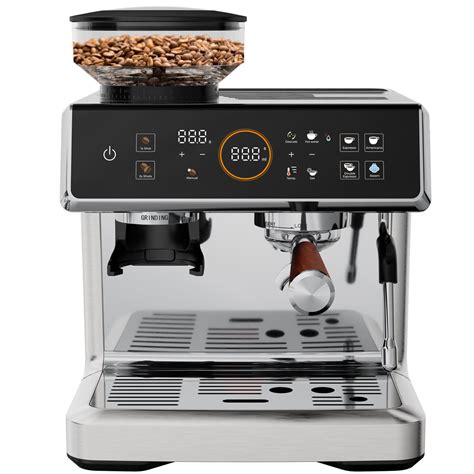 Yaakov Touch Coffee Maker With Grinder Semi Automatic
