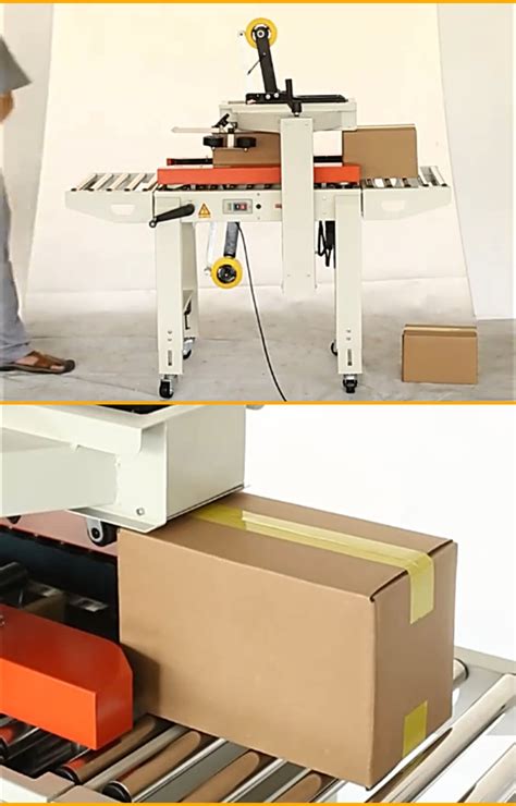 자동 작은 무작위 반 자동 우유 상자 테이핑 밀봉 기계 Buy 판지 상자 포장 기계상자 씰링 기계판지 상자 실러