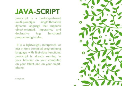 Faiz Javed On Linkedin Javascript