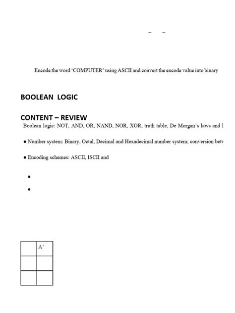Boolean Logic Gates Pdf Boolean Algebra Teaching Mathematics
