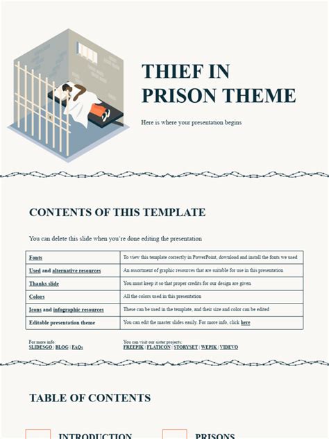 Thief In Prison Theme By Slidesgo Pdf Planets Mercury Planet