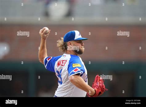 Atlanta Braves Relief Pitcher Aj Minter 33 Plays A Baseball Game