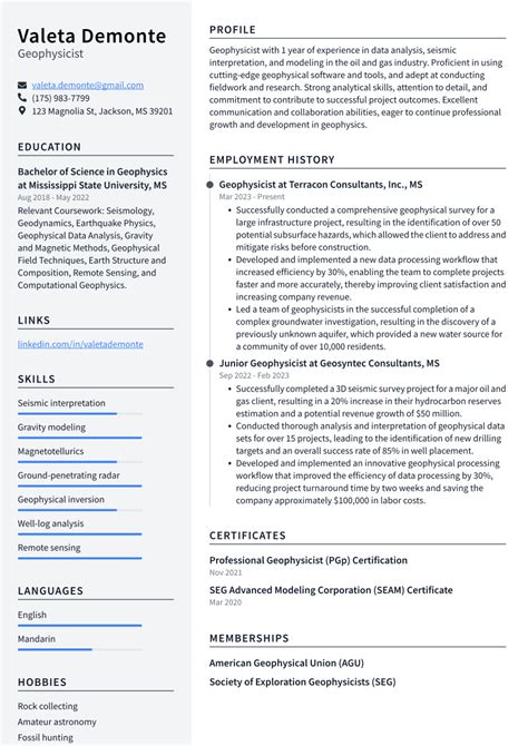 Top 12 Geophysicist Skills To Put On Your Resume Resumecat