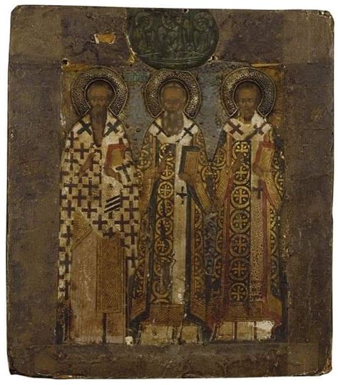 Хиландарска икона Света Tри Jерарха из друге половине 16 Александра Хајдуковић