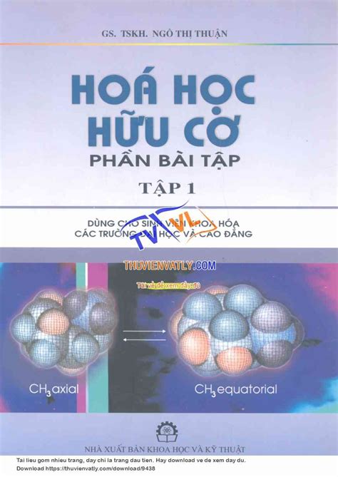 pdf Bài tập Hóa học hữu cơ Tập Ngô Thị Thuận Thư Viện Vật Lý