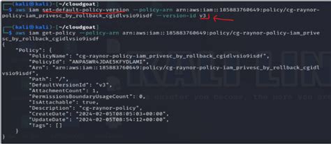 Cloudgoat Aws Ctf Solution Abusing “iamsetdefaultpolicyversion For