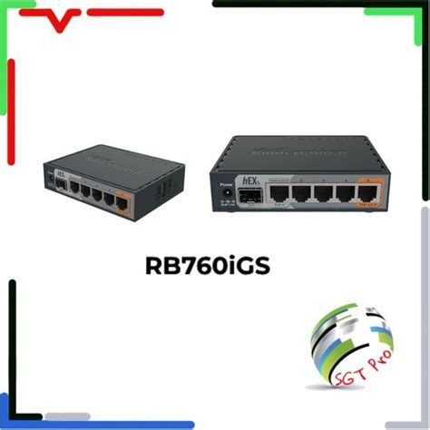 Jual Mikrotik Rb760igs Hex S 5 Port Gigabit Ethernet 1 Sfp Router