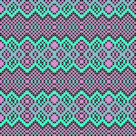 Seamless Abstract Geometric Pattern Mosaic Texture Stock Vector Illustration Of East Font