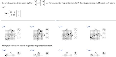 Solved Use A Rectangular Coordinate System To Plot