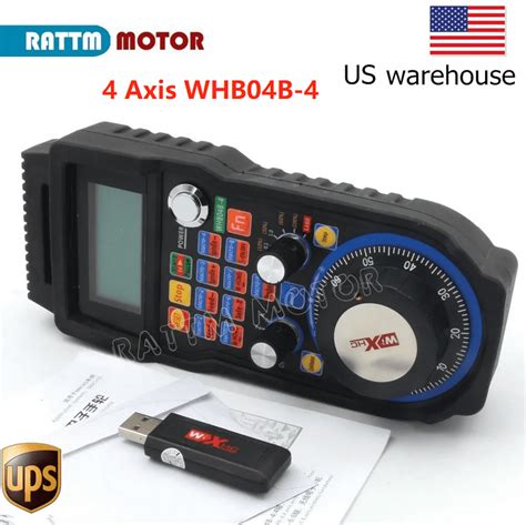 USA Axis MPG Wireless Handwheel USB Receiver MACH Control For CNC