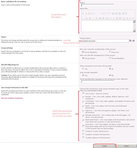 Sharepoint Blog Create New Group In Sharepoint 2010