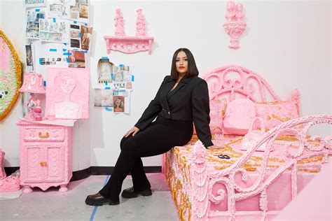 Artist Yvette Mayorgas Pink Confections Pack A Punch Vogue