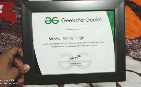 Abhay Singh On Linkedin Connections Geeksforgeeks Intern India