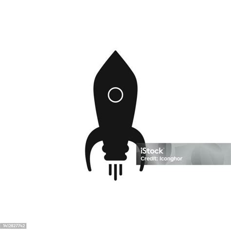 로켓 아이콘 편집 가능한 벡터 Eps 심볼 일러스트레이션 0명에 대한 스톡 벡터 아트 및 기타 이미지 0명 검은색 로고 Istock