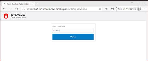 Allgemein Oracledb [dokumentations Wiki Des Departments Informatik Der