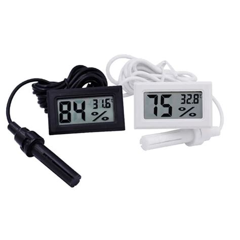 Indoor Outdoor Mini Digital LCD Temperature Sensor Tester Humidity