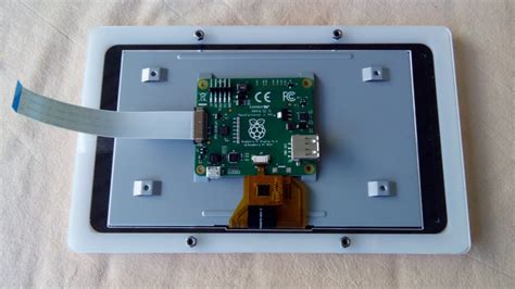 raspberry pi touch screen frame and case assembly guide 4 steps with pictures instructables