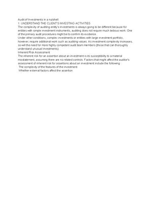 Module Notes Operations Auditing S Operational Auditing Concepts Definitions