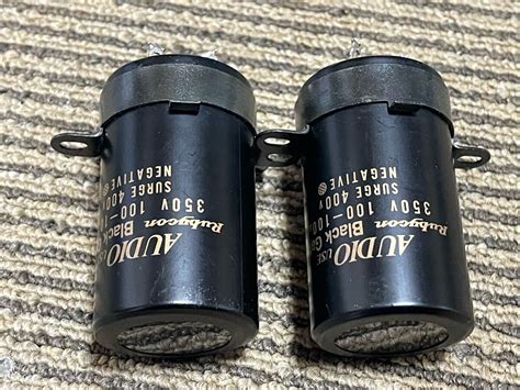 Yahoo オークション Rubycon Black Gate S 350v 100uf 100uf コンデ