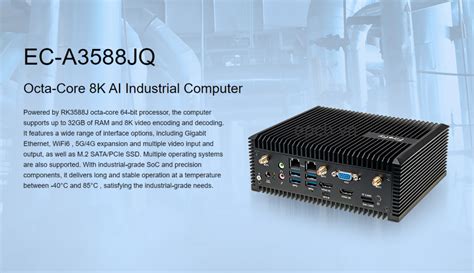 Ec A3588jq Octa Core 8k Ai Industrial Computer