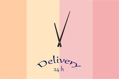 Creative Concept Photo Of Clock Arrows On Striped Colorful Background