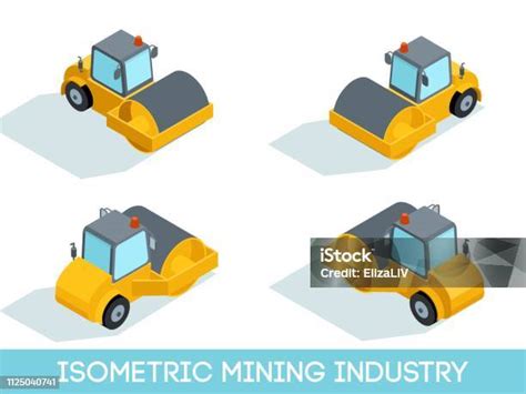 아이소메트릭 3d 광산 업계 아이콘 설정 마이닝 장비 및 차량 고립 된 벡터 일러스트 레이 션의 3 이미지 공학에 대한 스톡 벡터 아트 및 기타 이미지 Istock
