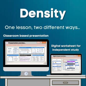 Density Lesson Bundle GCSE By CMGs Science Lessons TPT