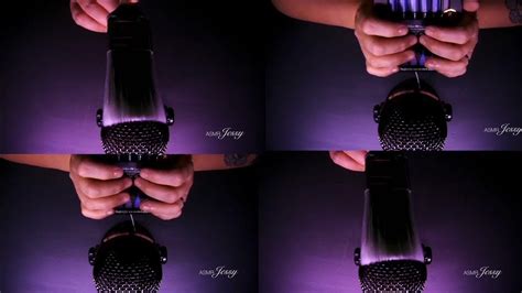 Asmr Multiple Trigger Same Time Mic Brushing And Tapping On Paper