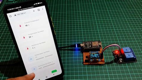 The Temperature Control System Has A Wi Esp8266 Projects Iot