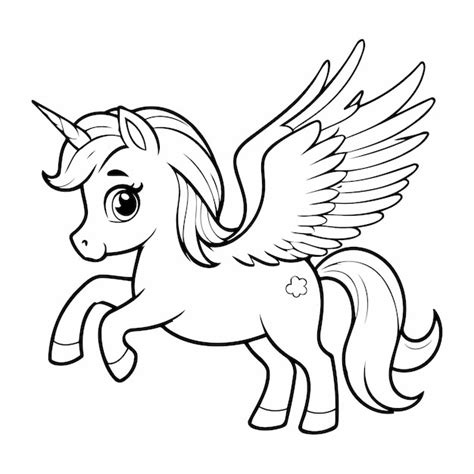 어린이용 페가수스 Pegasus 의 귀여운 터 일러스트레이션 프리미엄 벡터 어린이용 페가수스 Pegasus 의 귀여운 터 일러스트레이션 프리미엄 벡터