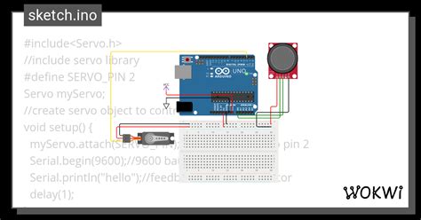 Servojoystickarduino Wokwi Esp32 Stm32 Arduino Simulator