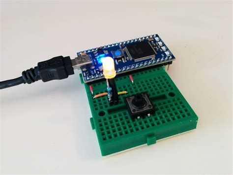Control Led Using Button On Mbed Nxp Lpc1768 Shirokunet