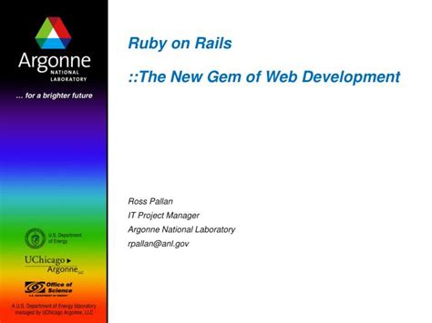 Ppt Ruby On Rails The New Gem Of Web Development Powerpoint Presentation Id352664