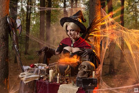 Mercy Overwatch Witch Cosplay Blizzard By Agflower On Deviantart